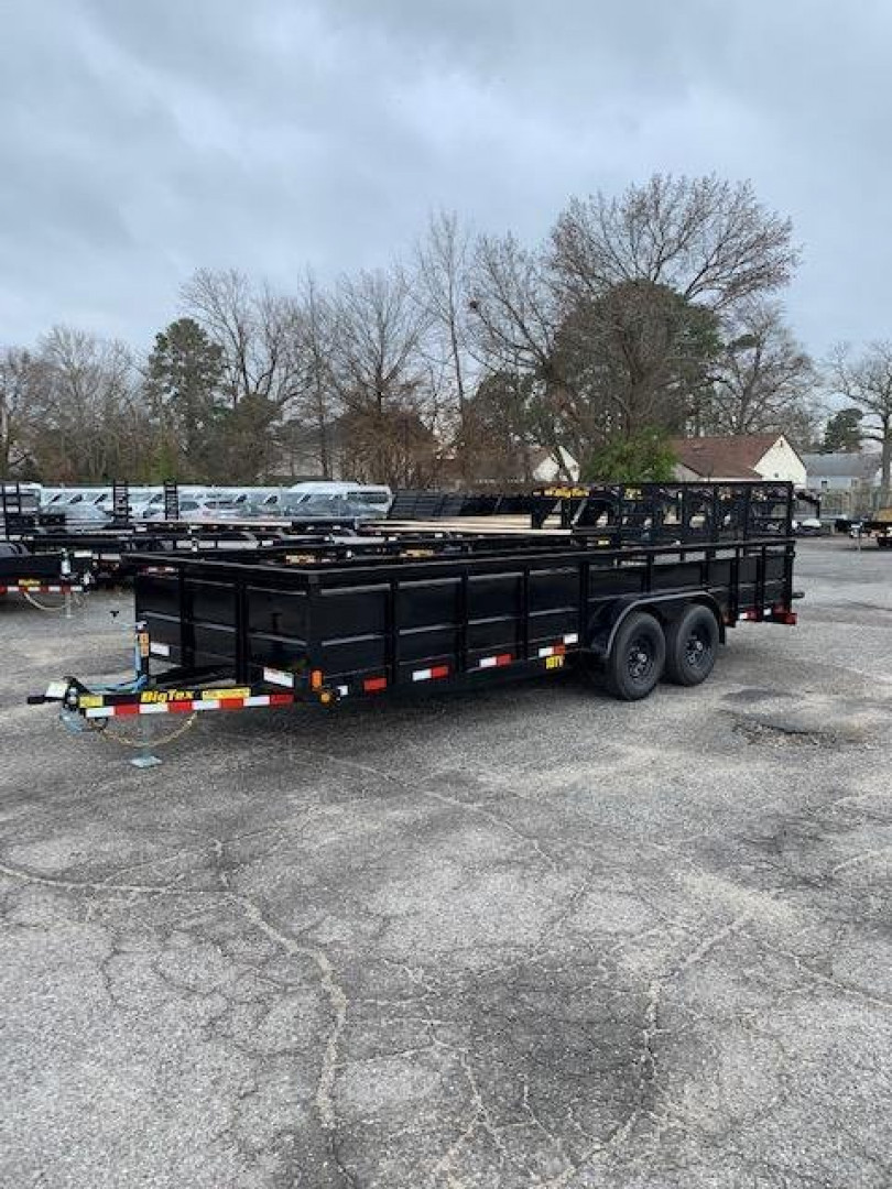 New 2024 Big Tex 20' 10TV 10K Trailer w/ Solid Sides & Gate