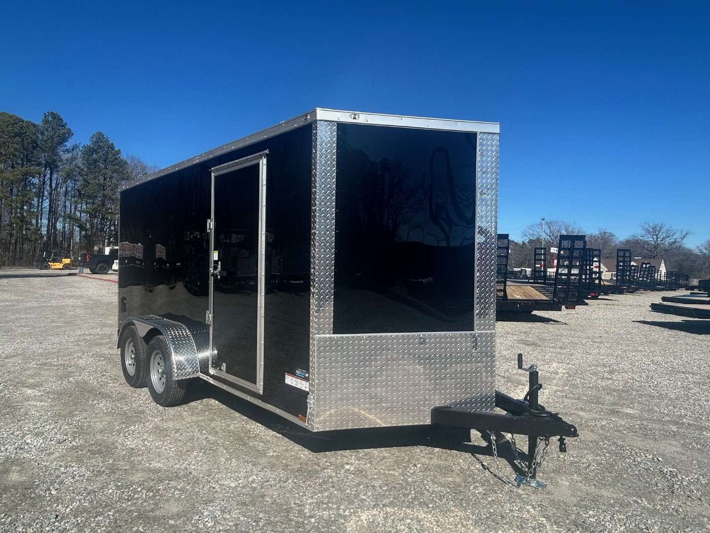 New 2025 ANVIL 7x14 7K Enclosed w/ Ramp Door, Side Door & Poly-Core ...