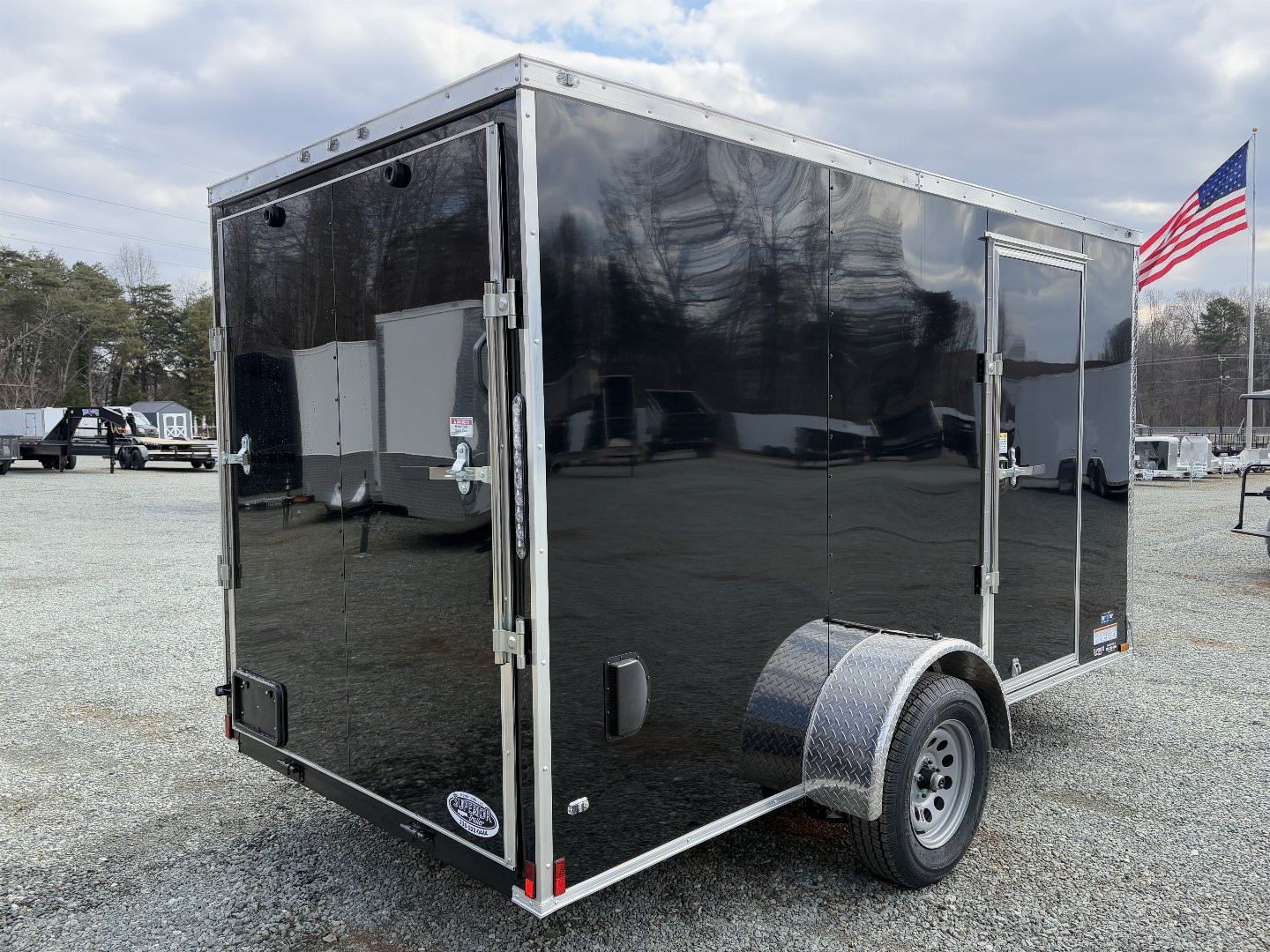 New 2025 ANVIL 6X12 Enclosed w/ Ramp Door & Poly-Core Exterior