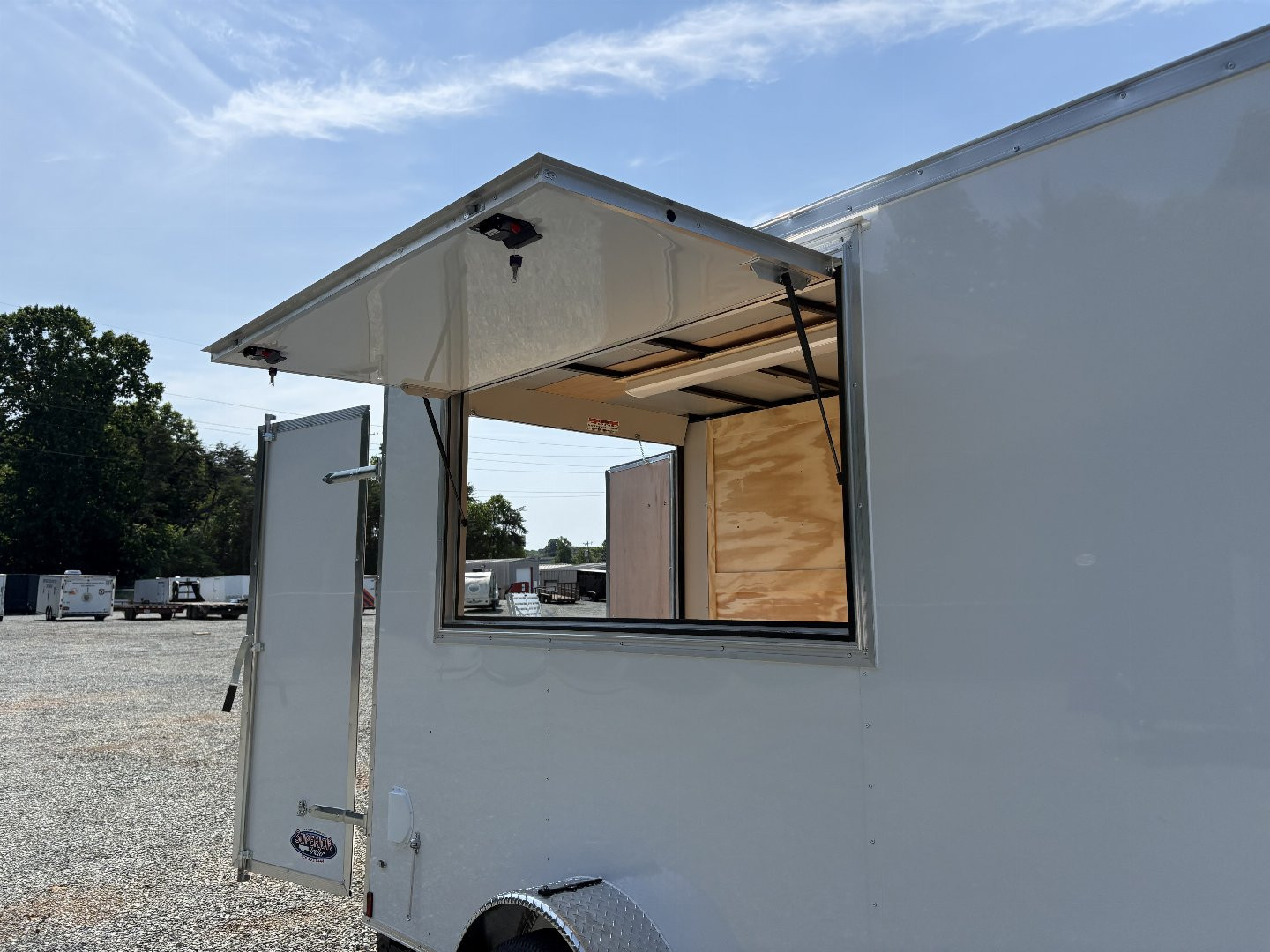 New 2025 ANVIL 6X12 Enclosed Concession w/ Double Door & Poly-Core ...