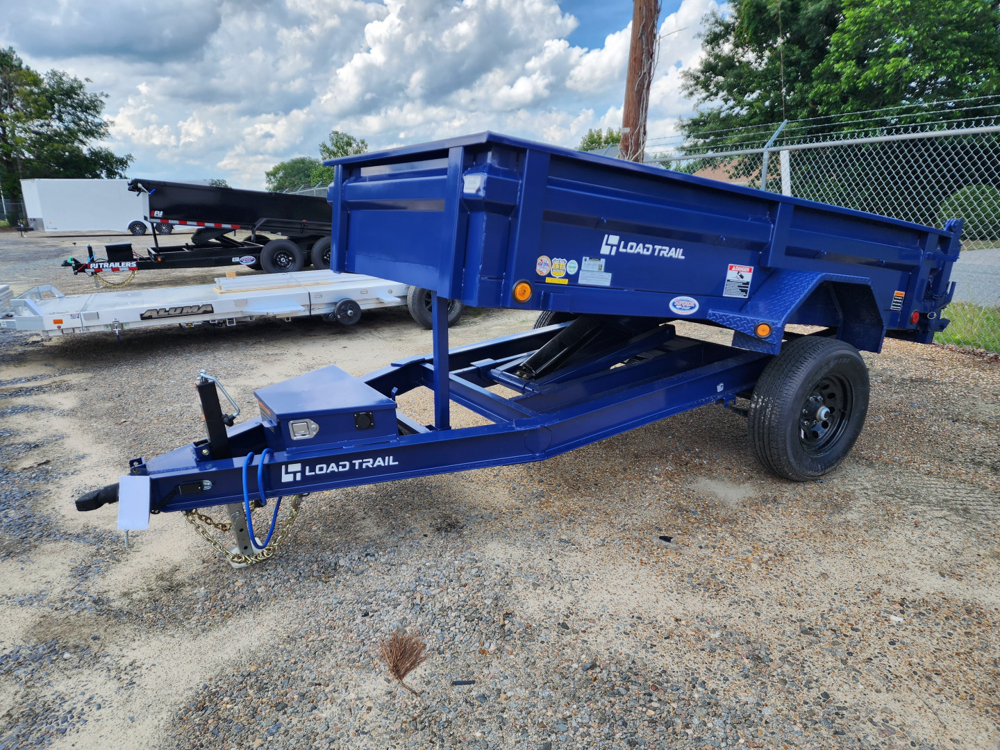 New 2025 Load Trail 5x10 Single Axle Dump Trailer
