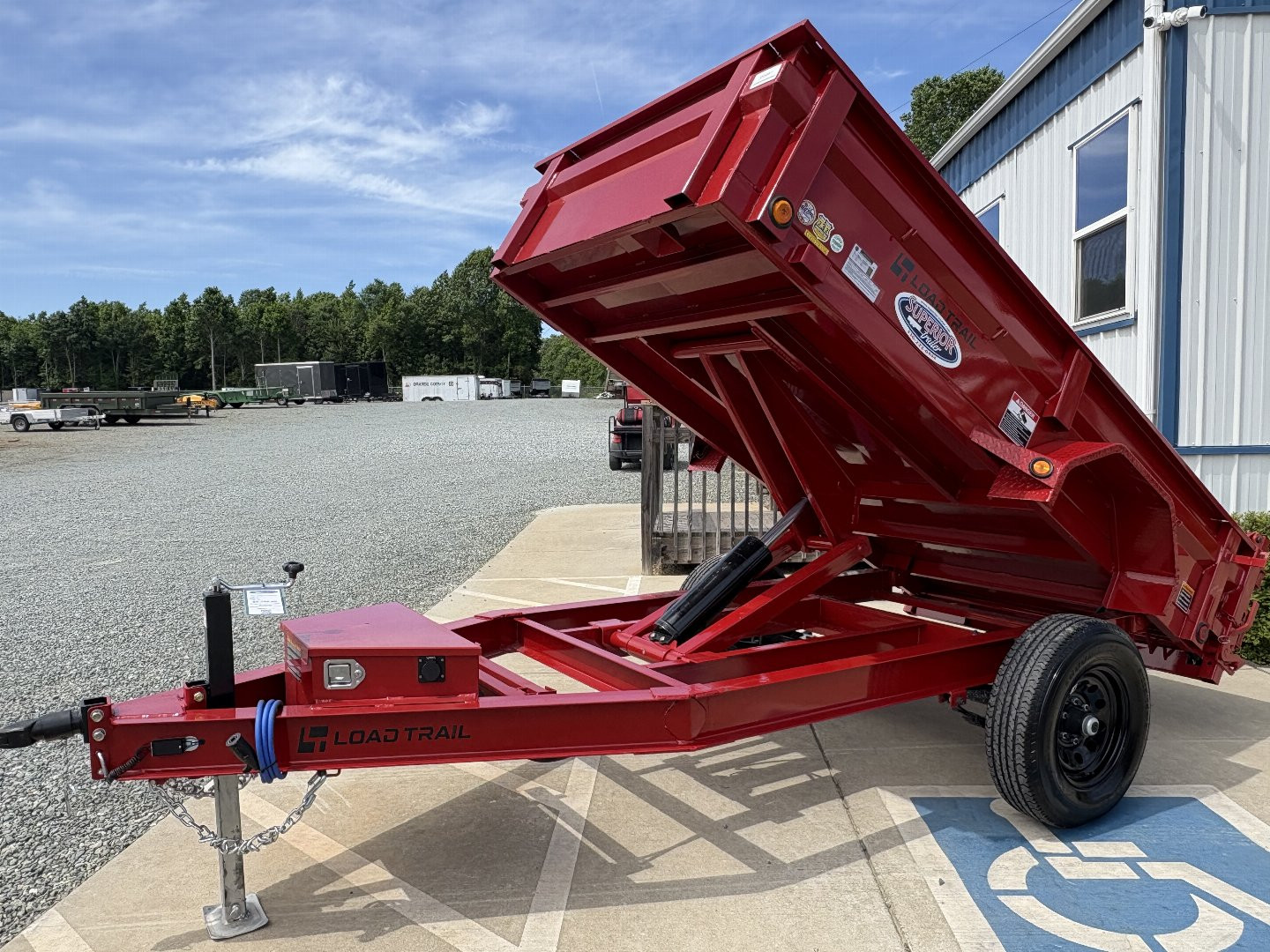 New 2025 Load Trail 5x10 Single Axle Dump Trailer