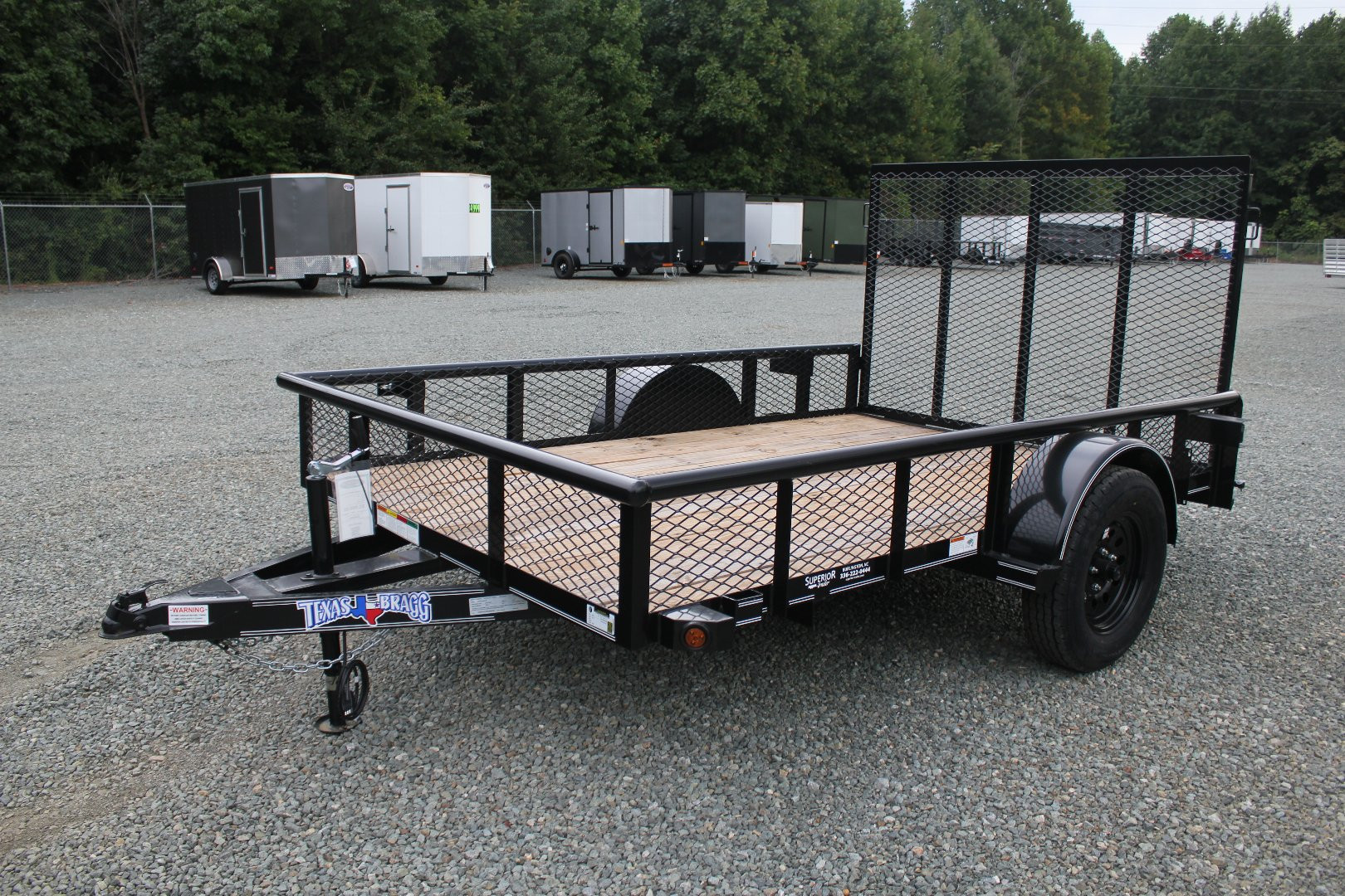 New 2025 TEXAS BRAGG TRAILERS 6x10P w/ Expanded Sides and Gate Utility ...