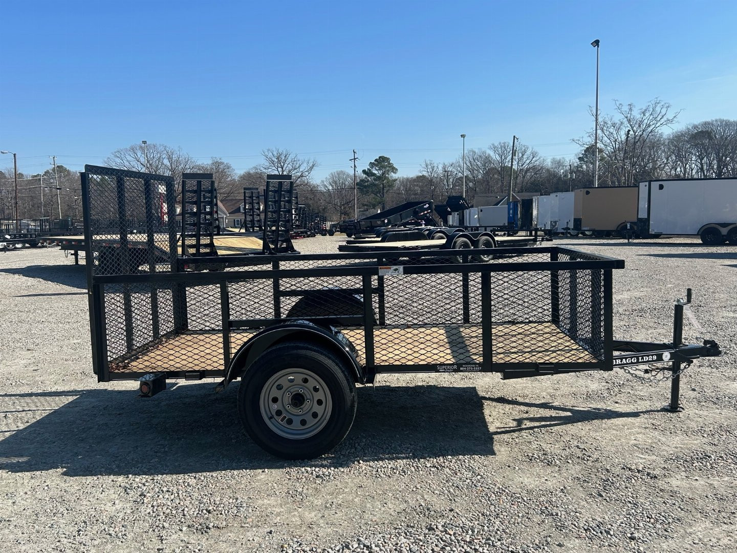 New 2025 TEXAS BRAGG TRAILERS 5x10LD w/ 2ft Expanded Sides & Gate ...