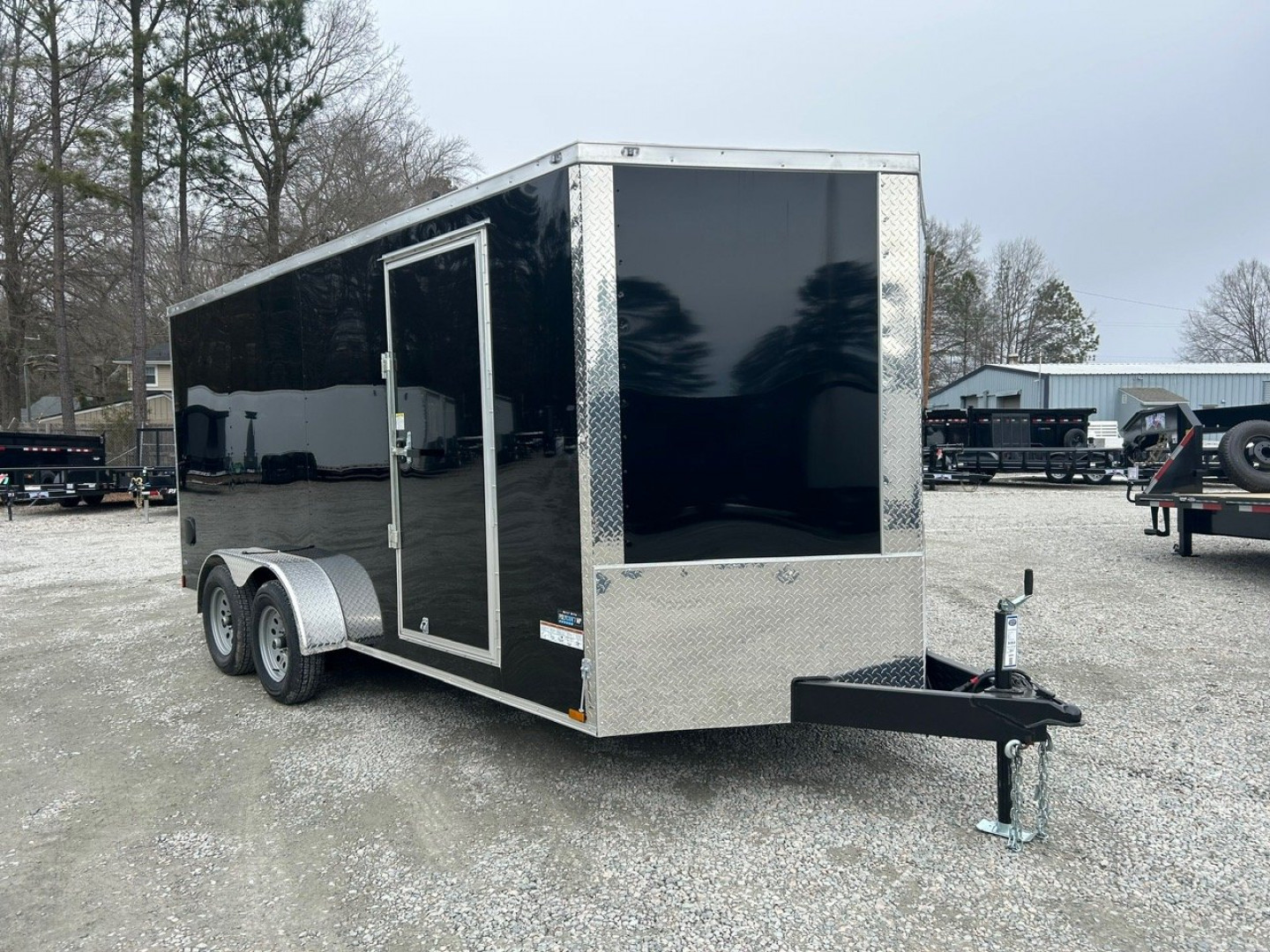 New 2025 ANVIL 7x16 7K Enclosed w/ Ramp Door & Poly-Core Exterior