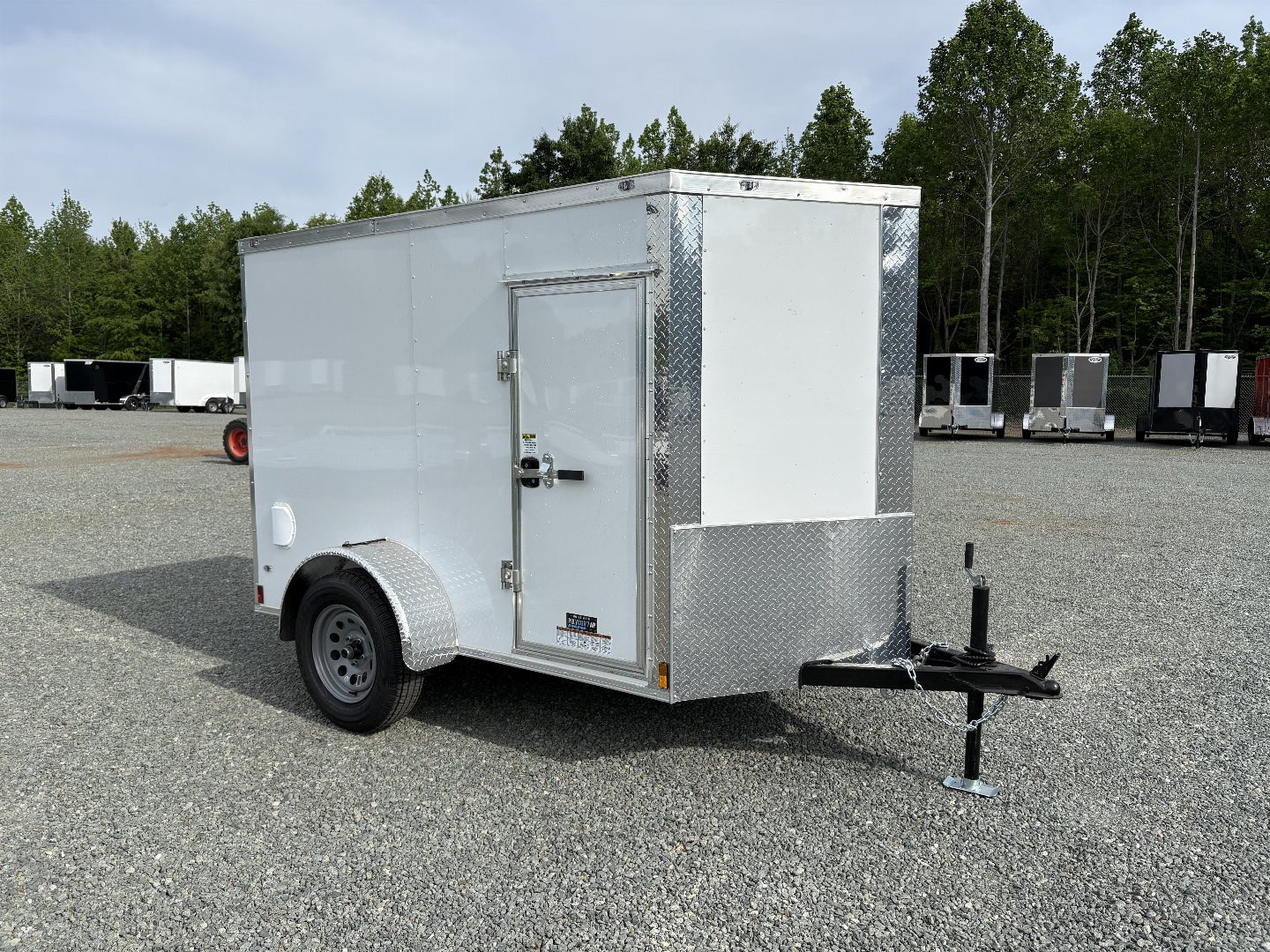 New 2025 ANVIL 5X8 w/Ramp, Extra Height, & Side Door Cargo / Enclosed ...