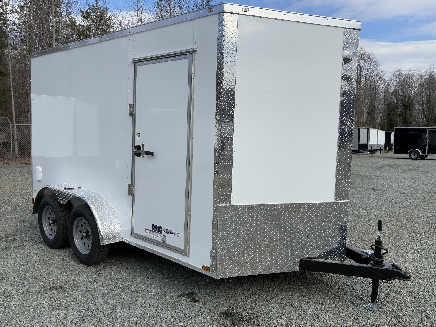 New 2025 ANVIL 7x12 7K Enclosed w/ Ramp Door, Extra Height & Poly-Core ...