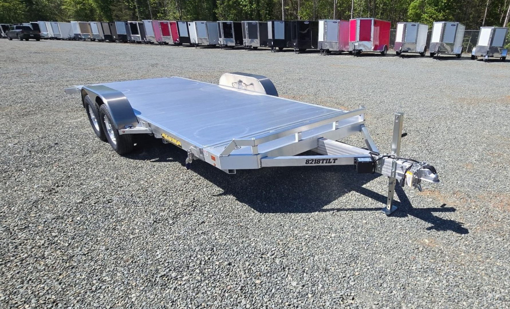 New 2025 ALUMA 8218TILT Car / Racing Trailer for sale in Burlington, NC