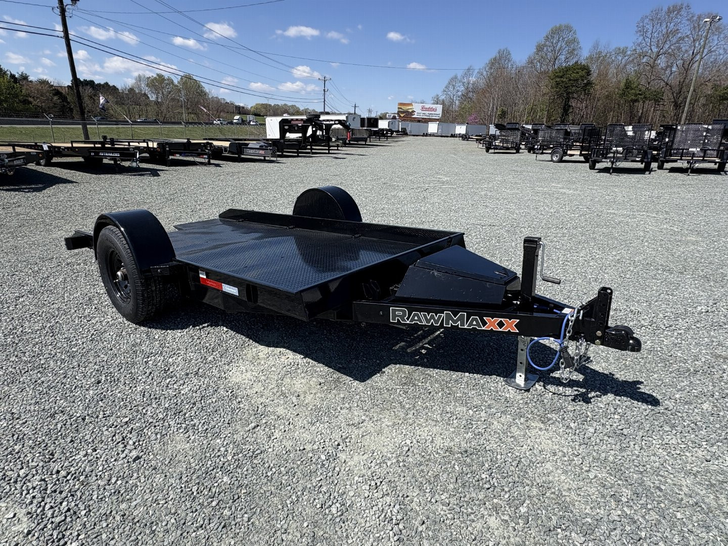 New 2025 RawMaxx SGX 6x12 7K Scissor Lift Trailer