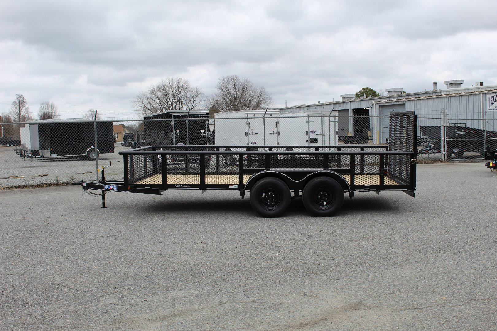New 2025 TEXAS BRAGG TRAILERS 14P w/ 2ft Sides & Gate Utility Trailer