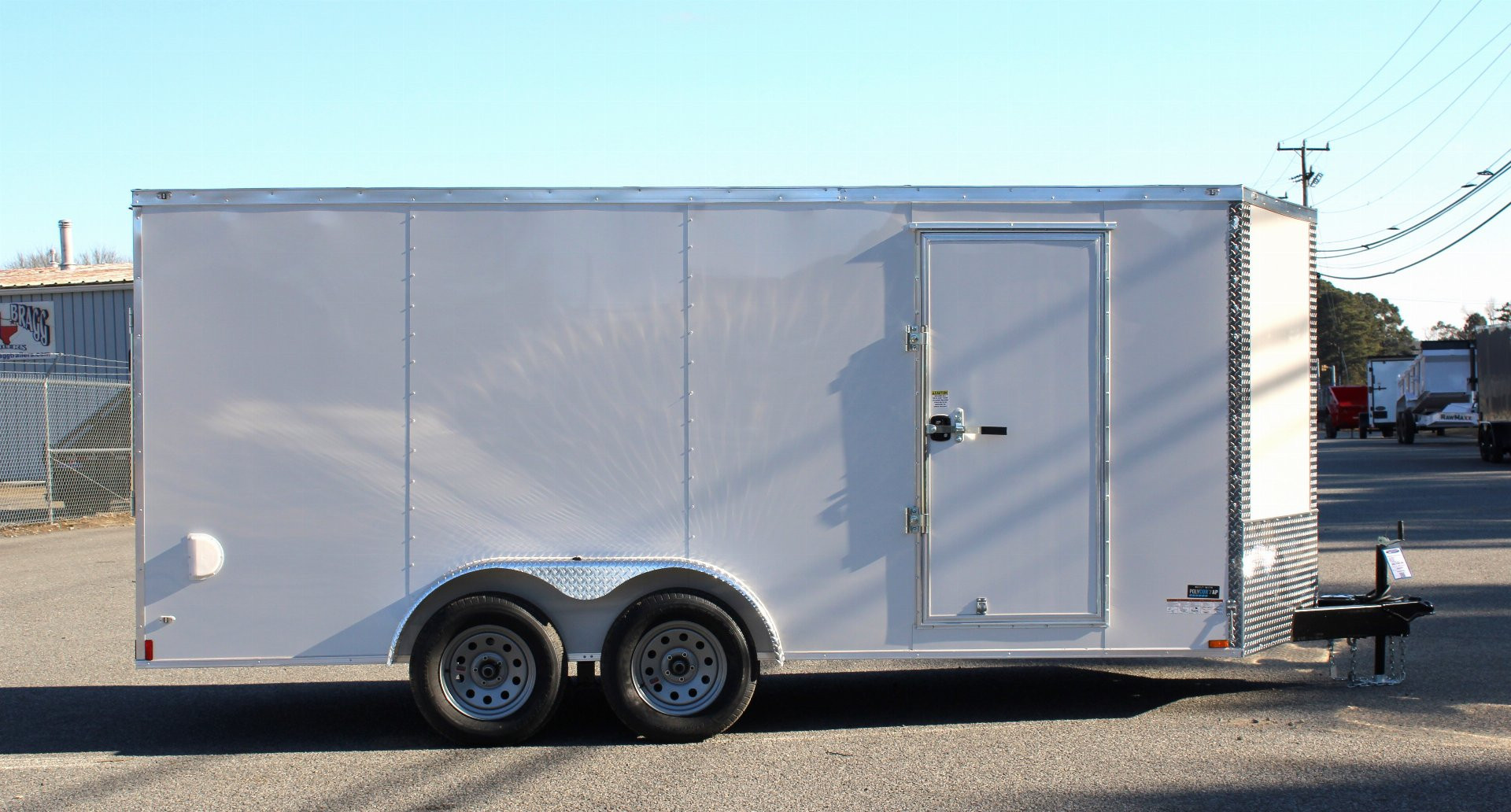 New 2025 ANVIL 7x16 7K Enclosed w/ Ramp & Poly-Core Exterior
