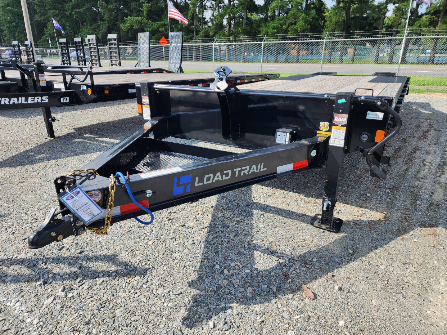 New 2025 Load Trail PS 24' 14K Deckover Trailer w/ Flip Over Ramps