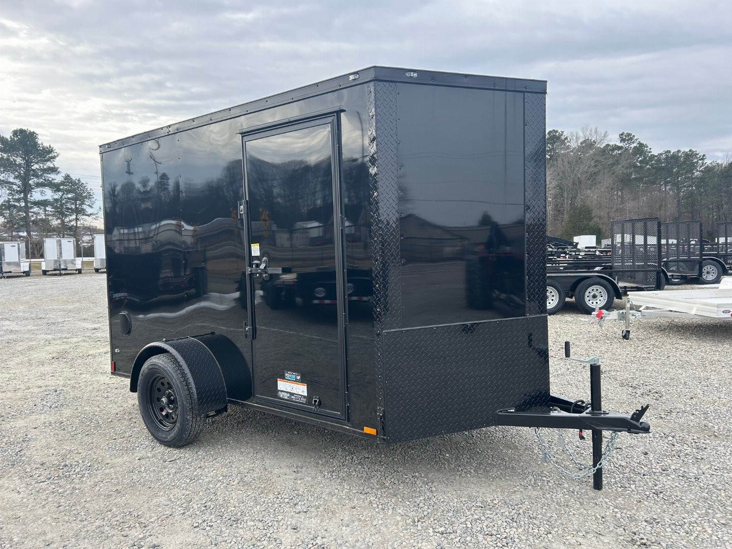 New 2025 ANVIL 6X10 Enclosed w/ Ramp, Black Out Package & Poly-Core ...