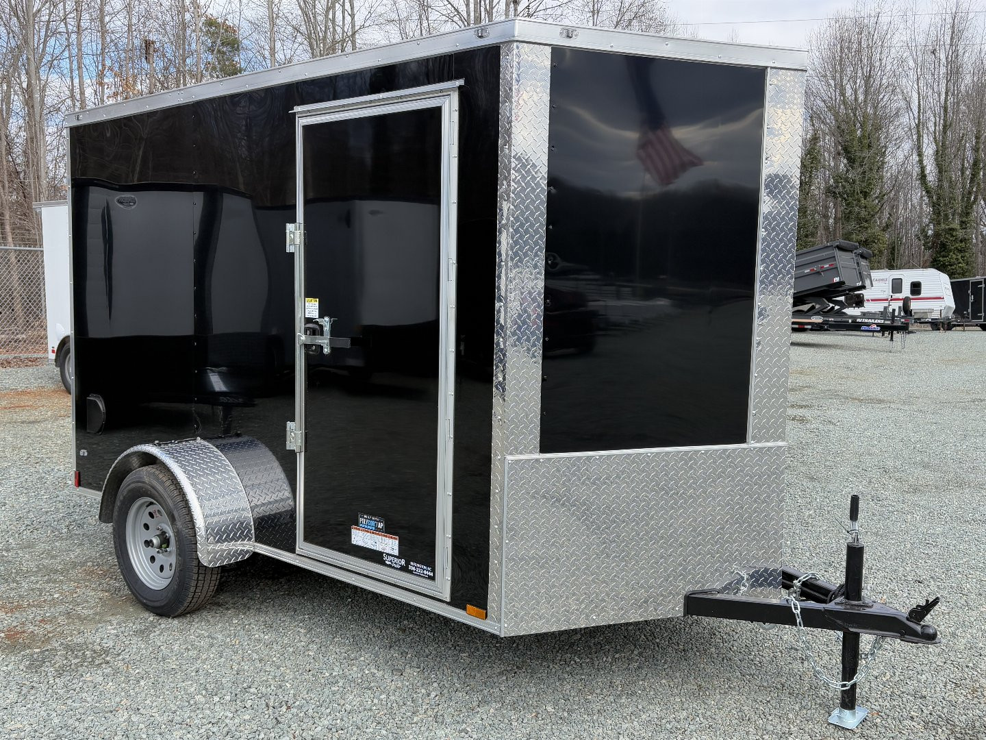 New 2025 ANVIL 6X10 Enclosed w/ Ramp, Side Door & Poly- Core Exterior
