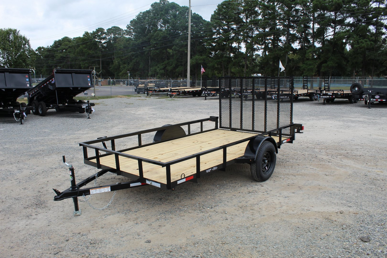 New 2025 DOWN 2 EARTH TRAILERS 6x12 w/ Gate Utility Trailer