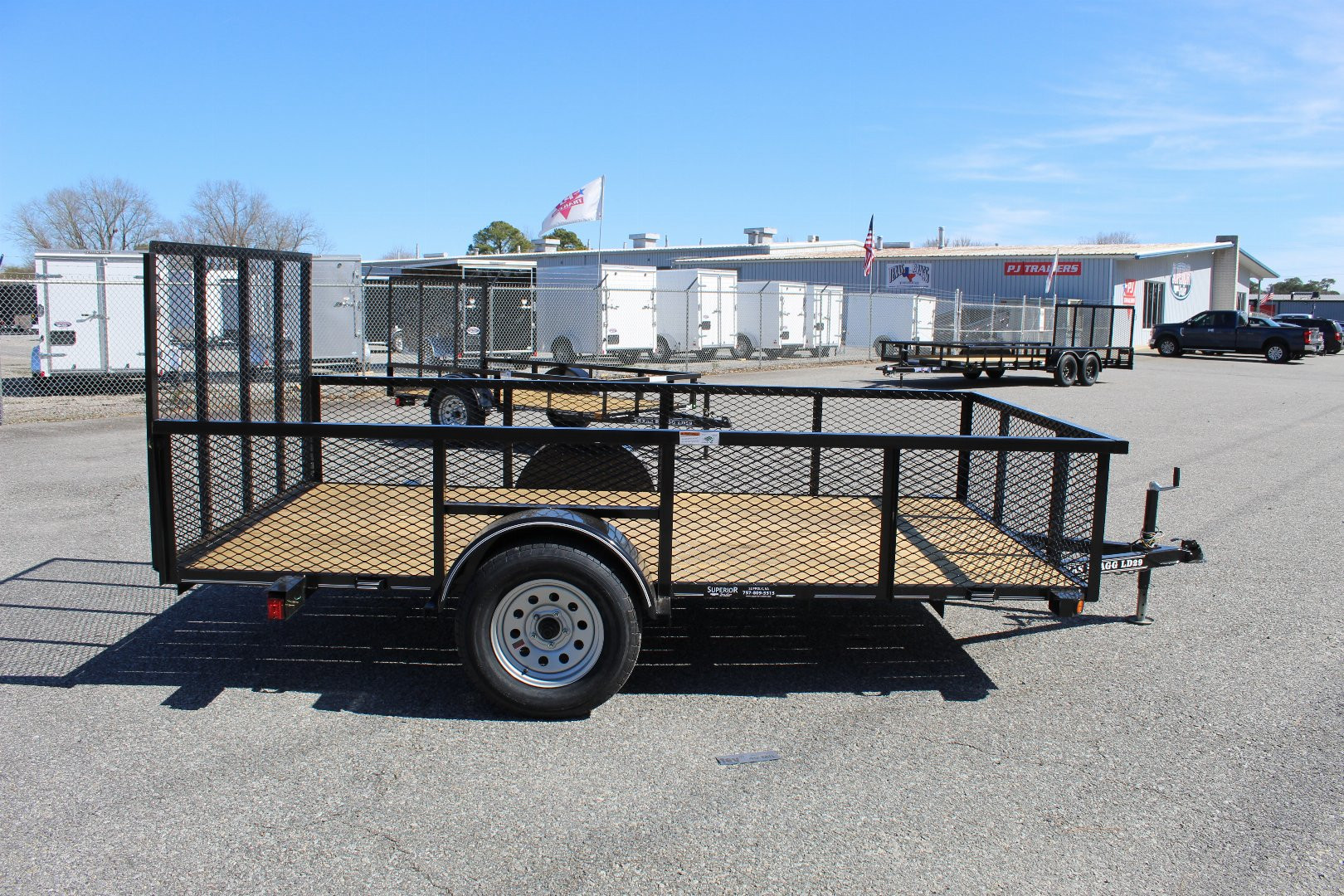 New 2025 TEXAS BRAGG TRAILERS 6x12LD w/ 2' Sides & Gate Utility Trailer ...