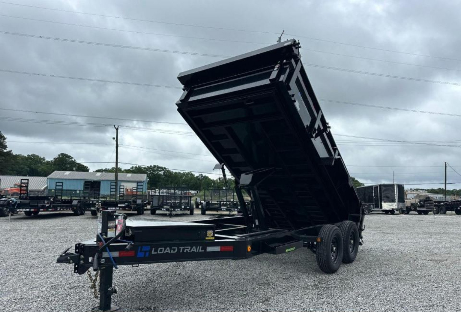 New 2025 Load Trail DL Low Pro 7X14 14K Dump Trailer w/ 50" Side Door ...