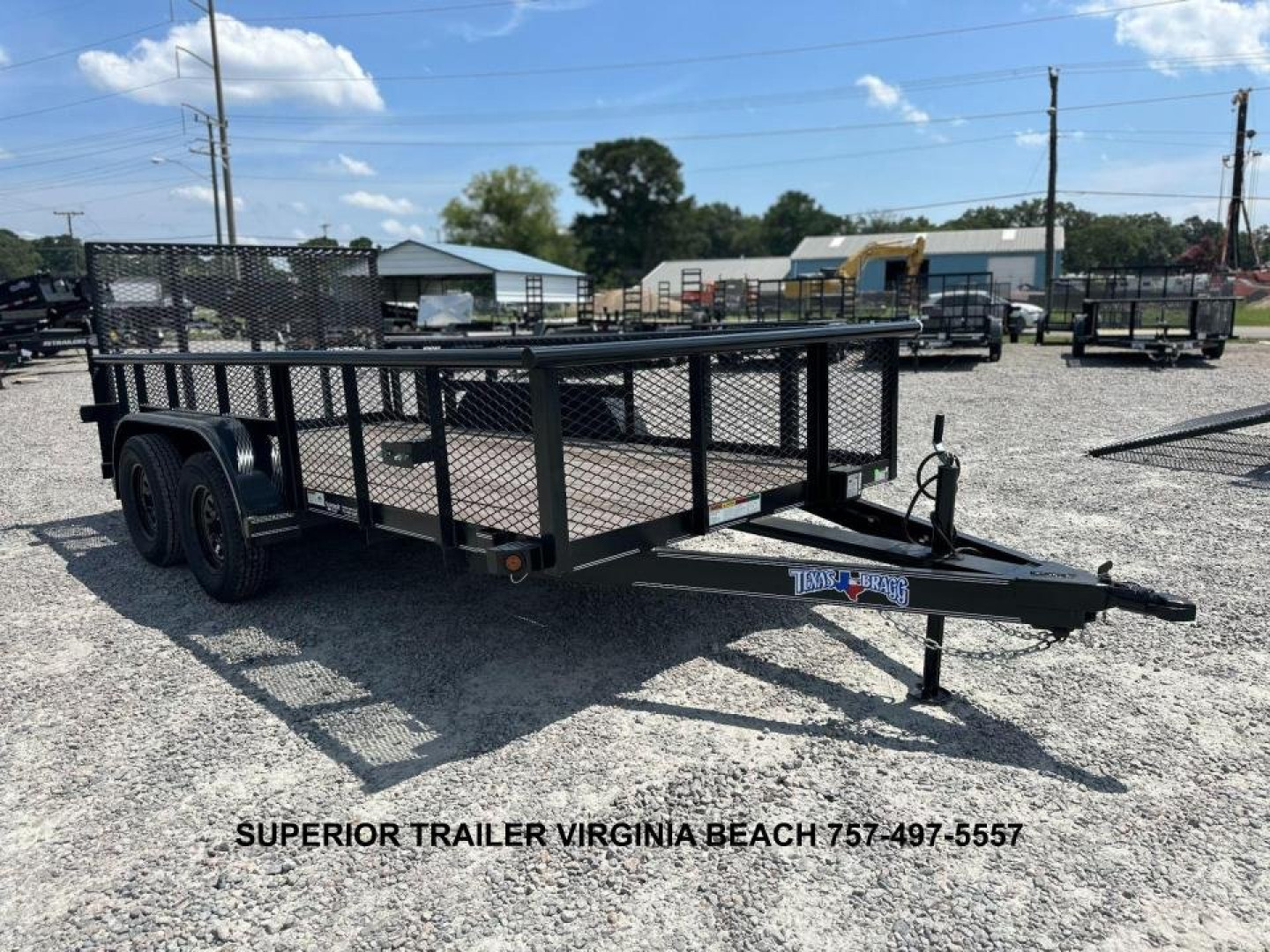 New 2025 TEXAS BRAGG TRAILERS 14P w/ 2ft Sides & Gate Utility Trailer