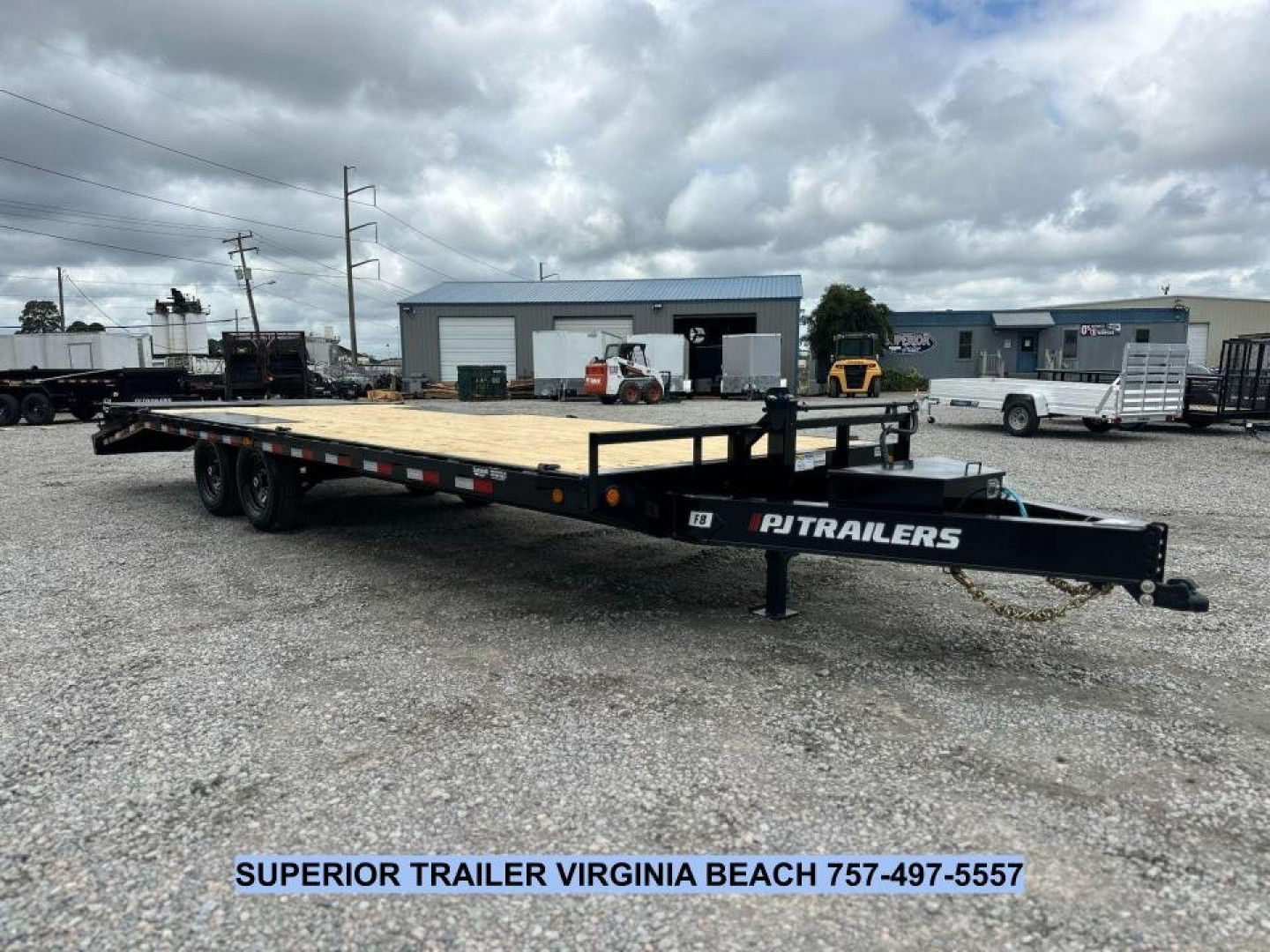 New 2024 PJ TRAILERS 24ft F8 14K w/ Monster Ramps Deckover Trailer for ...