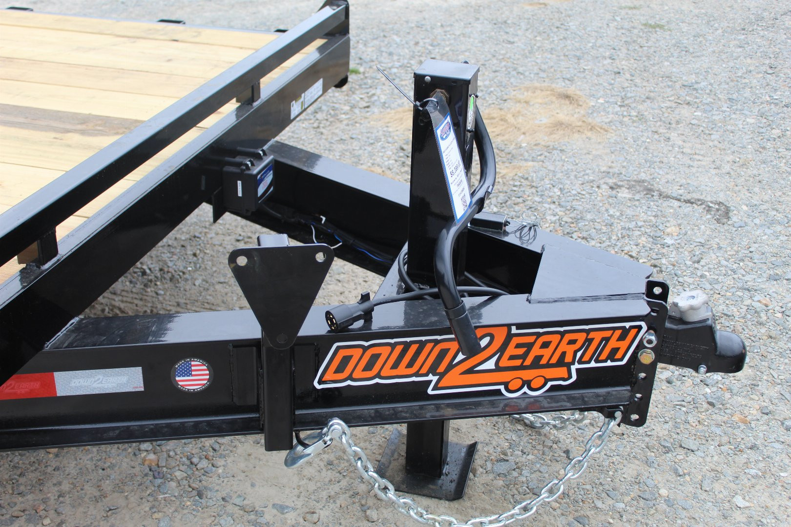 New 2025 DOWN 2 EARTH TRAILERS 24ft 14K Deckover w/ Fold Up Ramps ...