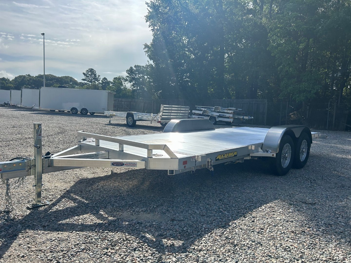 New 2025 ALUMA 8216 Tilt Car / Racing Trailer