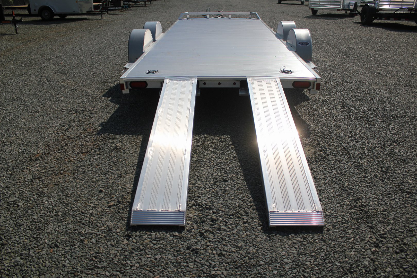 New 2025 Aluma 8218 w/ Slide Out Ramps Car Trailer for sale in ...