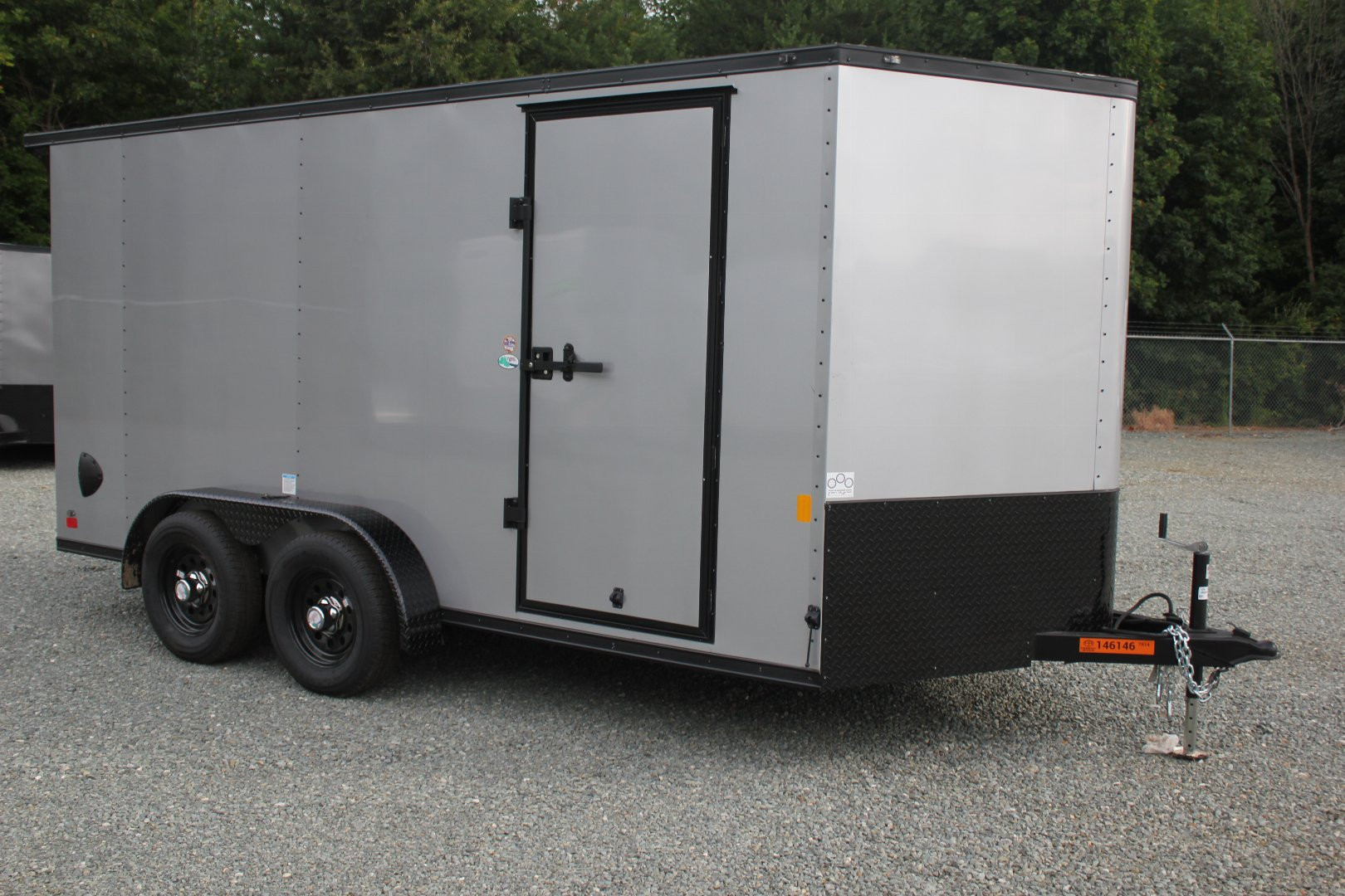 New 2025 CONTINENTAL CARGO 7x14 Enclosed Trailer w/ Ramp Door, Rear ...
