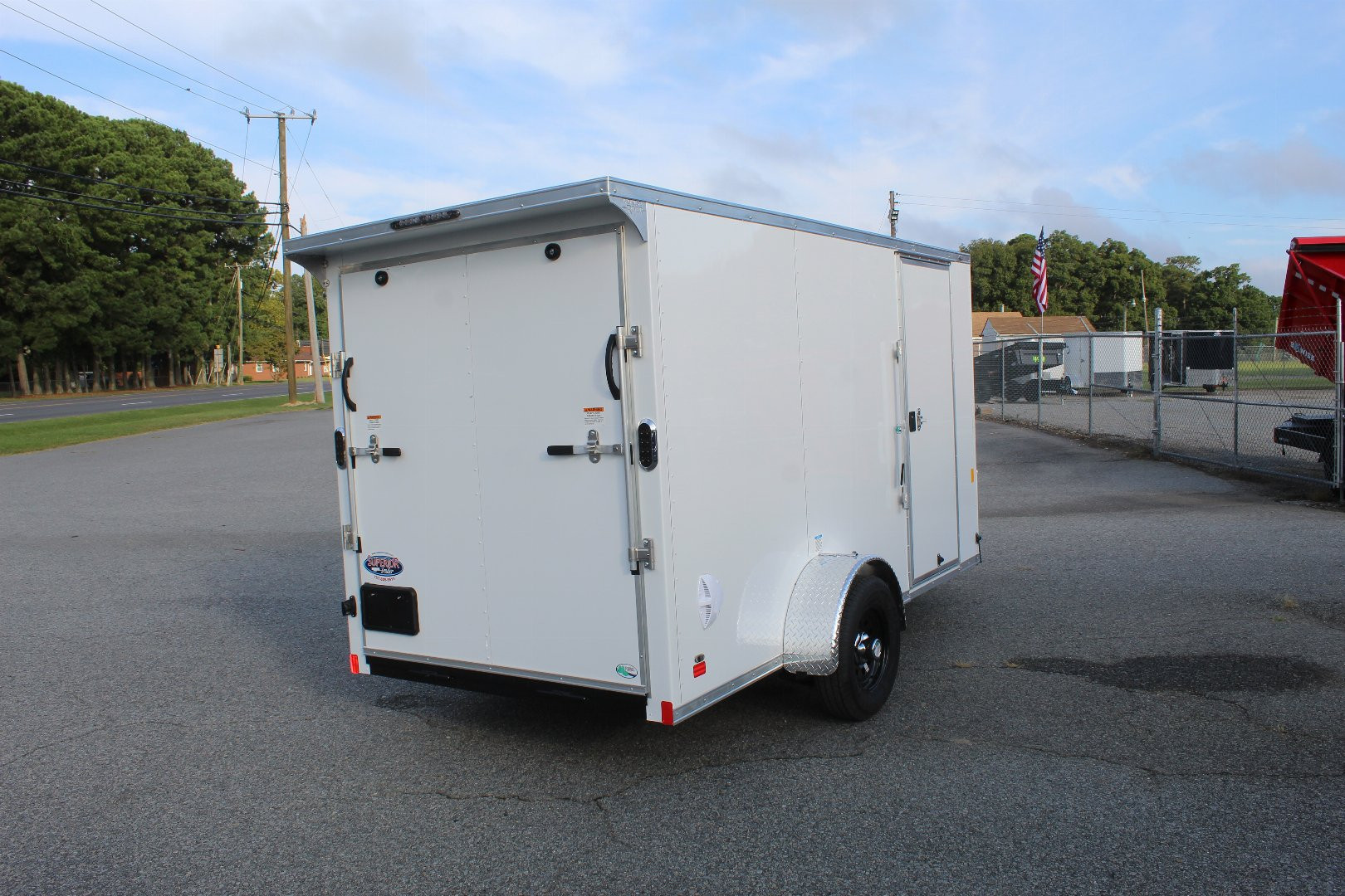 New 2025 CONTINENTAL CARGO 6X12 w/Rear Wing & Ramp Door Cargo ...
