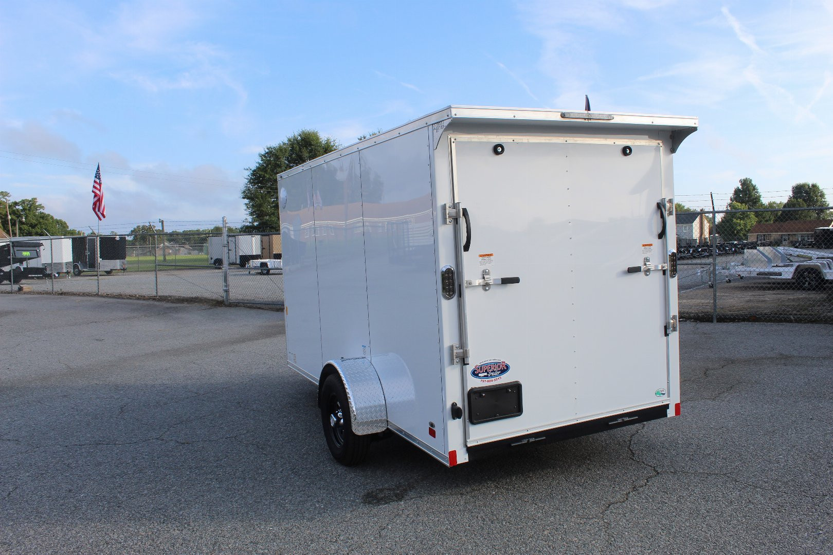 New 2025 CONTINENTAL CARGO 6X12 w/Rear Wing & Ramp Door Cargo ...