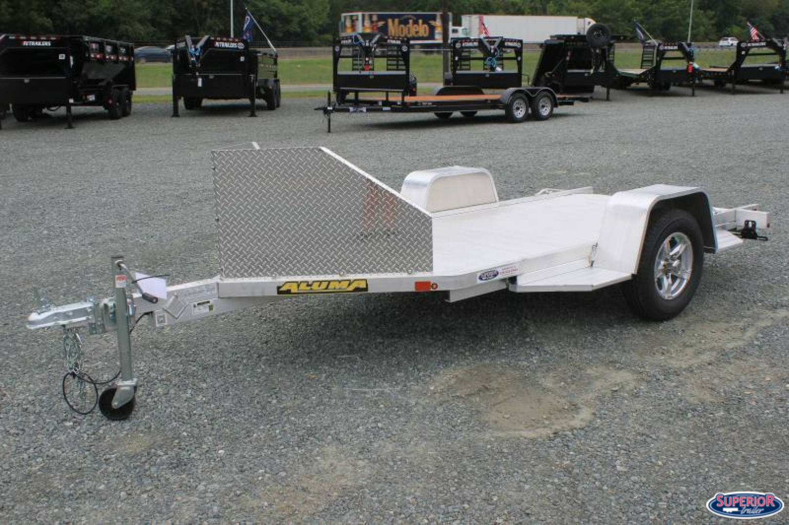 New 2025 ALUMA MC10 Motorcycle Trailer