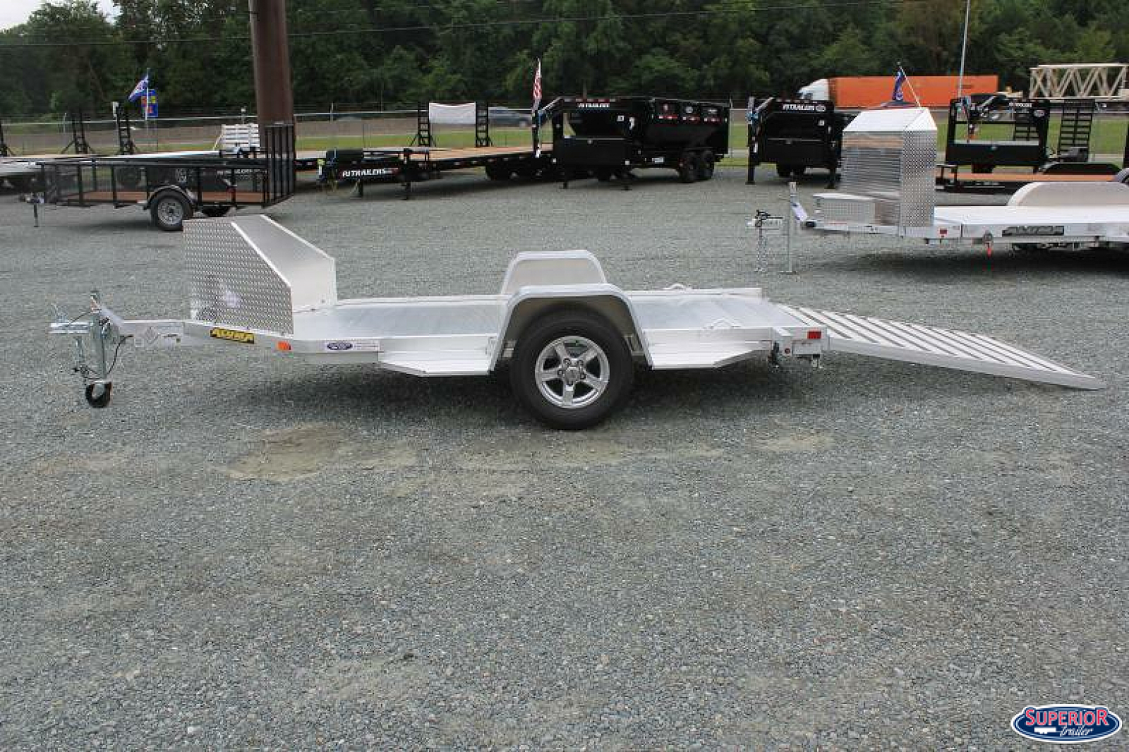 New 2025 ALUMA MC10 Motorcycle Trailer for sale in Burlington, NC