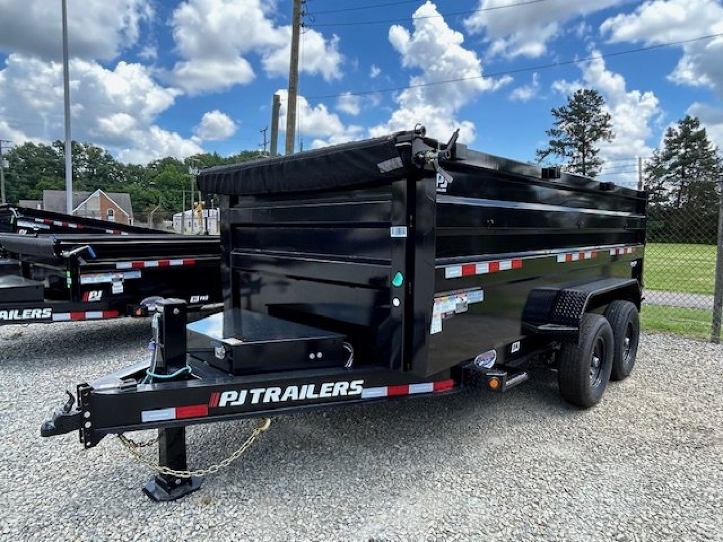 New 2023 PJ TRAILERS 7x14 DM 14K Dump Trailer