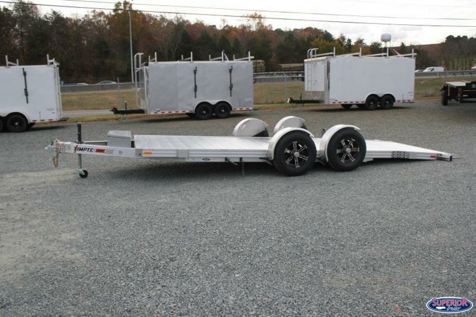 New 2024 TIMPTE 1020 Timpte Car Trailer w/ EZ Load Drop Deck Car ...