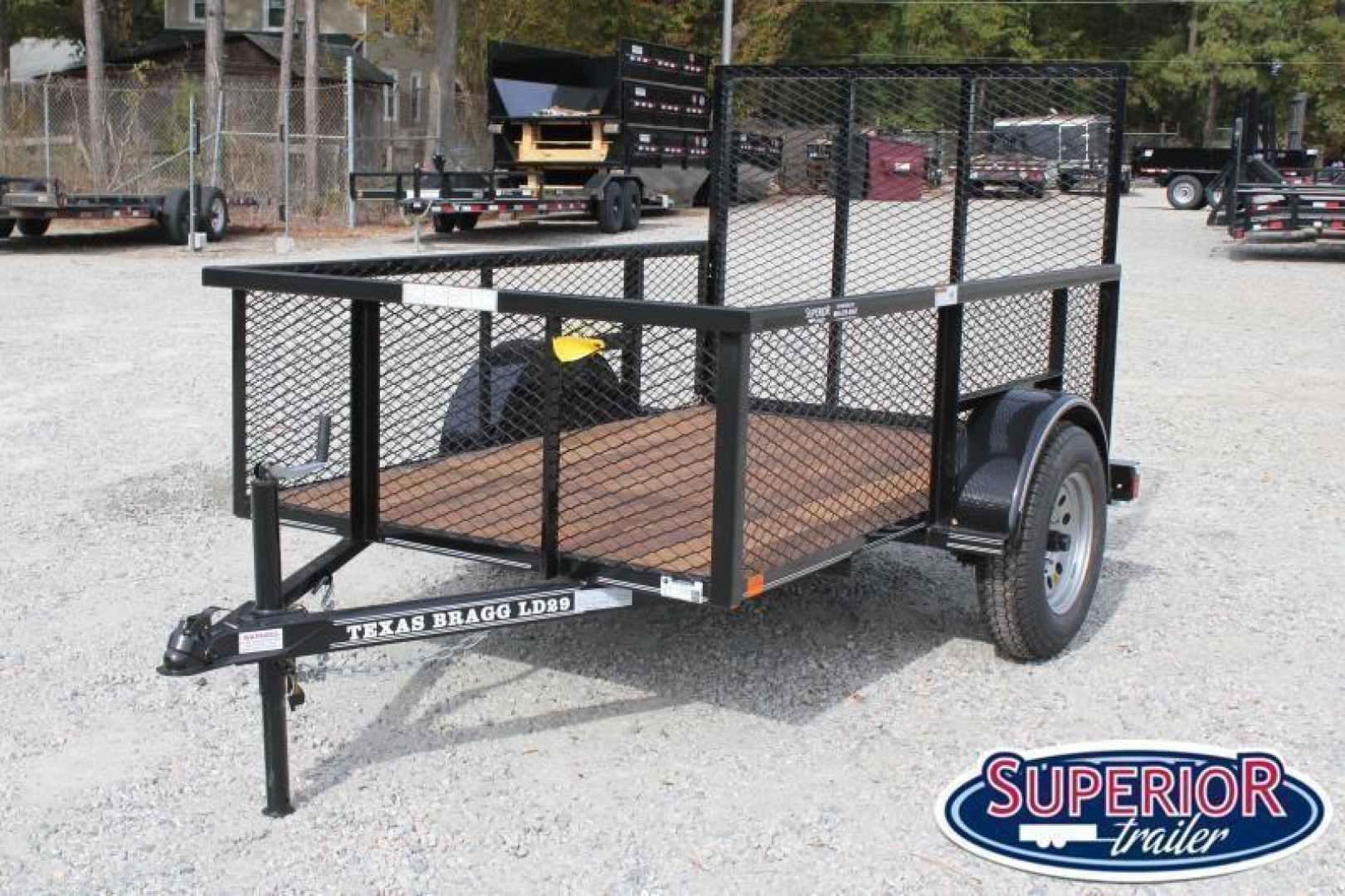 New 2024 TEXAS BRAGG TRAILERS 5x8LD w/ 2ft Expanded Sides & Gate ...