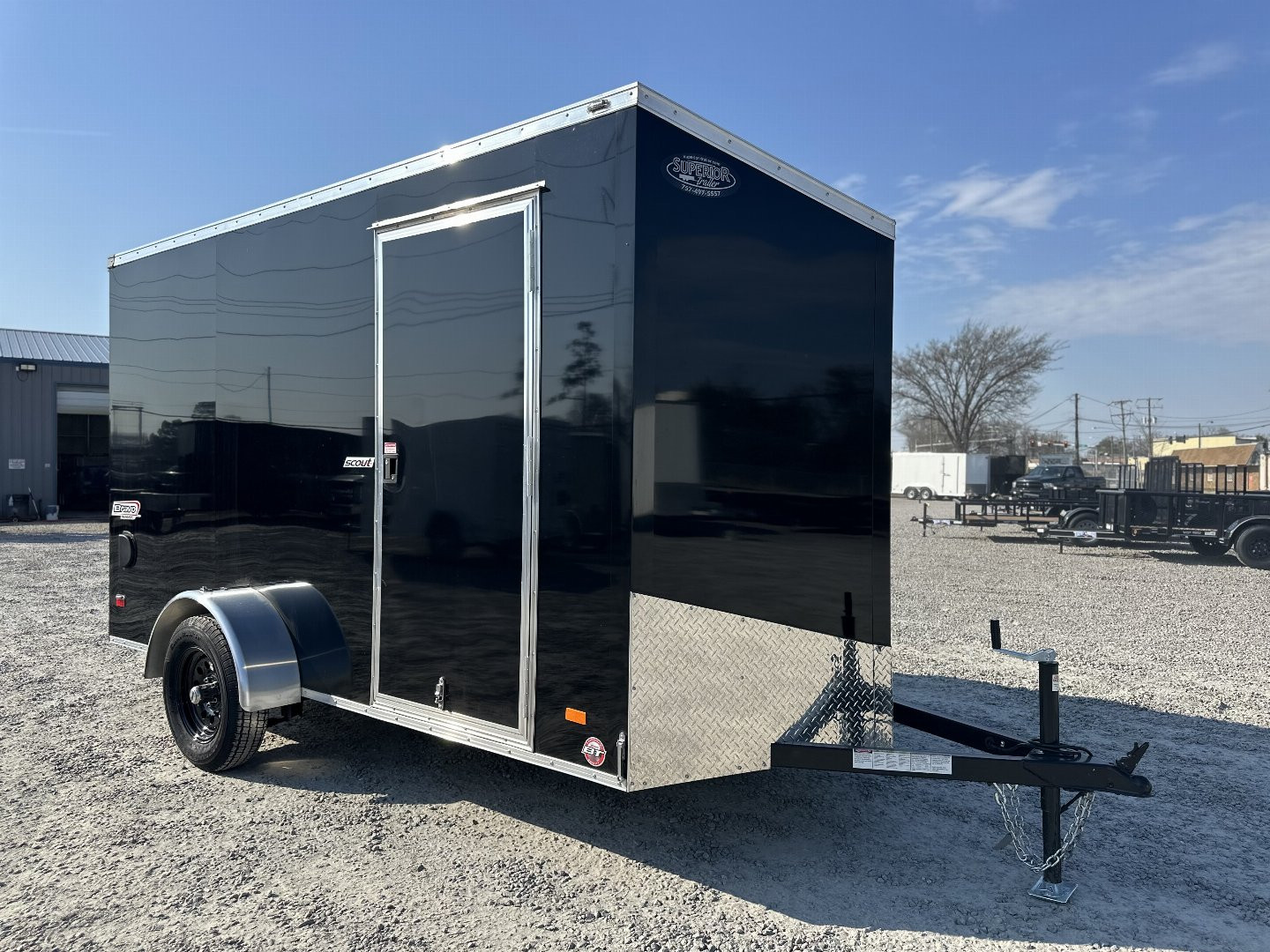 New 2024 BRAVO TRAILERS Scout 6x12 w/ Ramp Door Cargo / Enclosed Trailer
