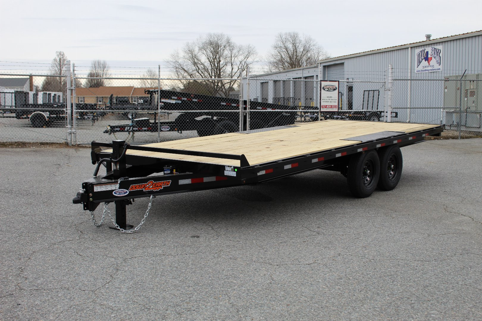 New 2024 DOWN 2 EARTH TRAILERS 20ft 14K Deckover Deckover Trailer