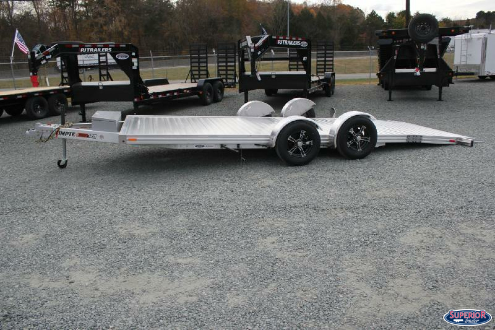 New 2024 TIMPTE 720 Timpte Car Trailer w/ EZ Load Drop Deck Car ...
