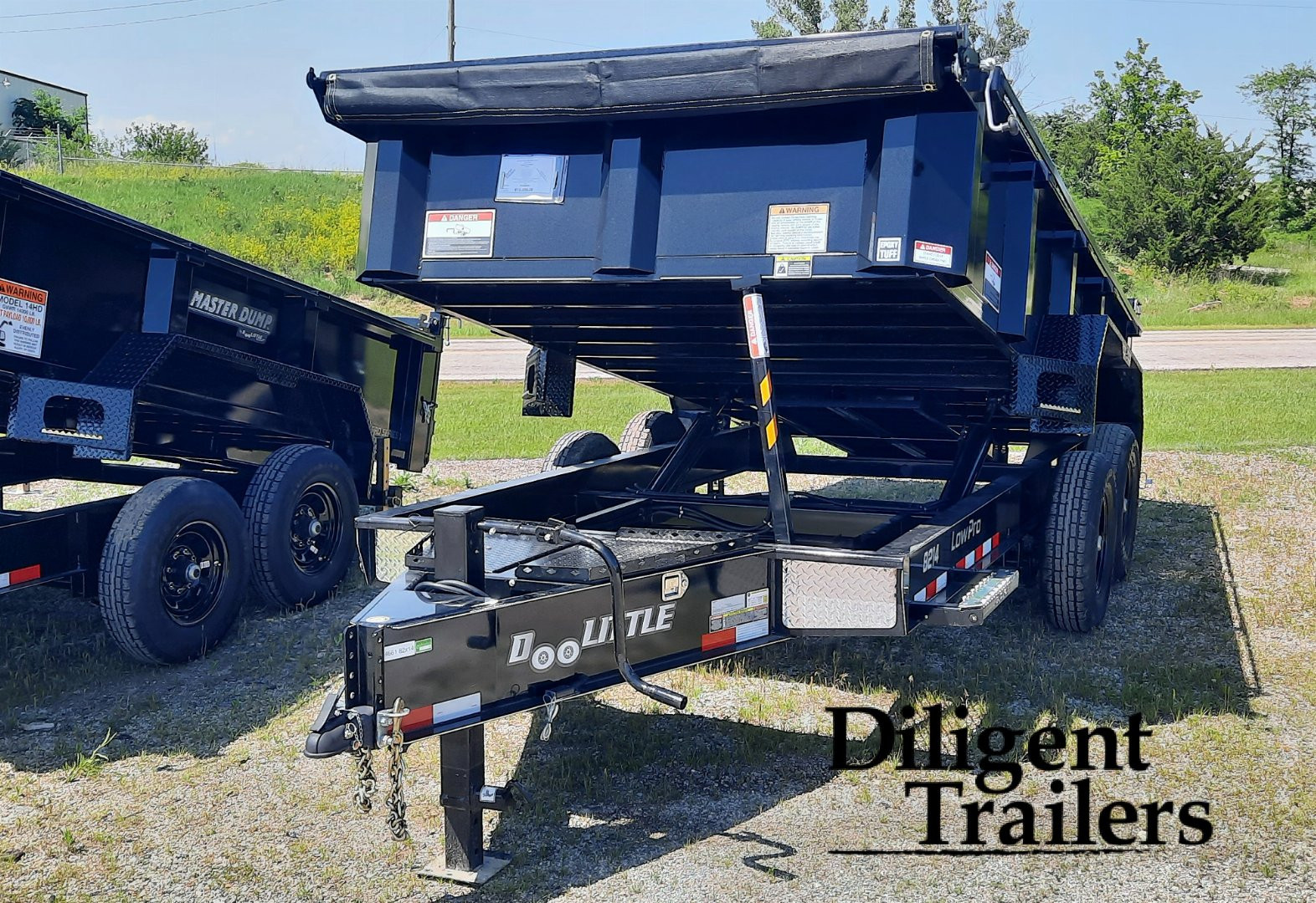 New 2025 Doolittle Trailer Mfg 82"x14' Tandem Axle 14K Dump Trailer