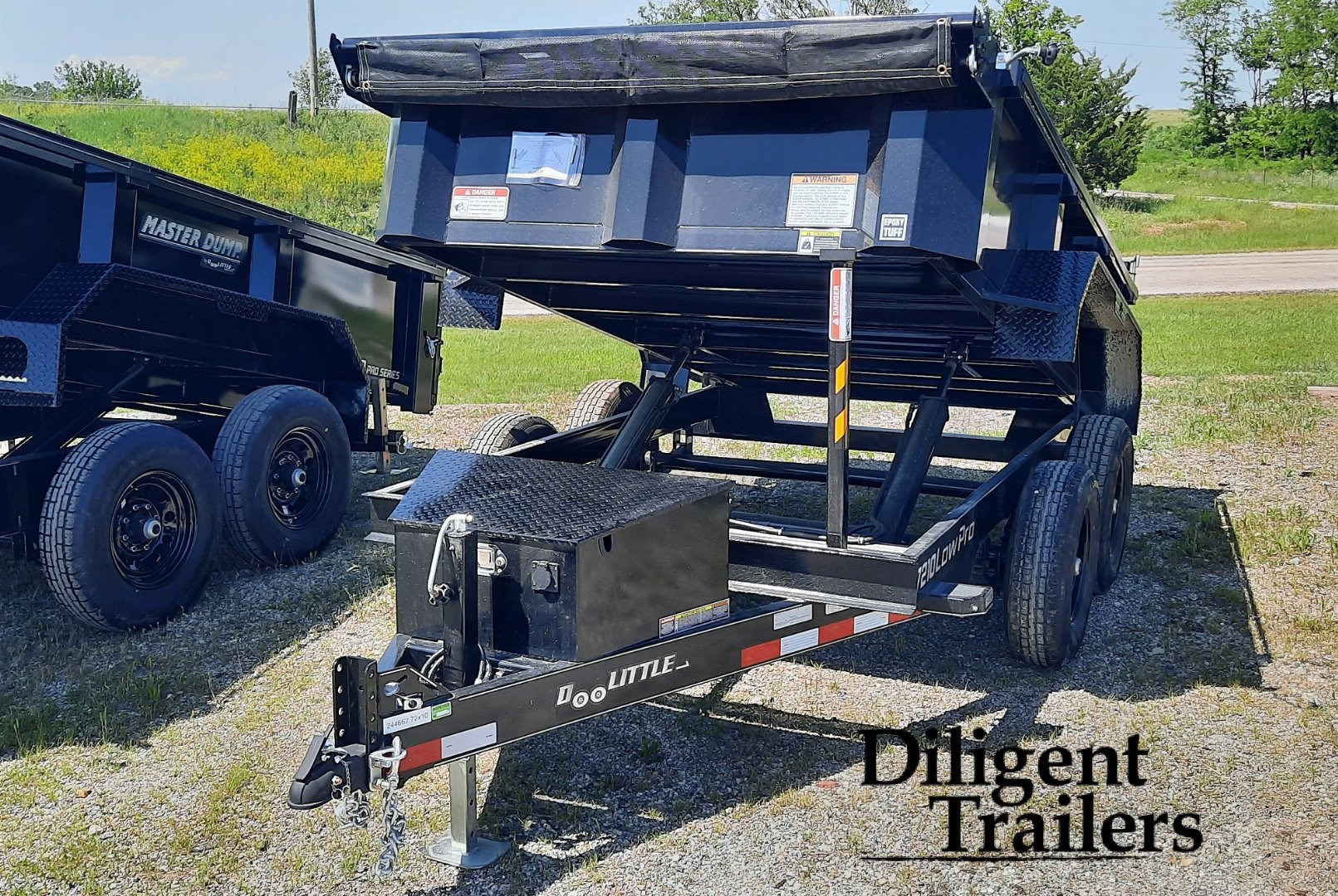 New 2025 DOOLITTLE TRAILER MFG 72" x10' Master Dump Trailer