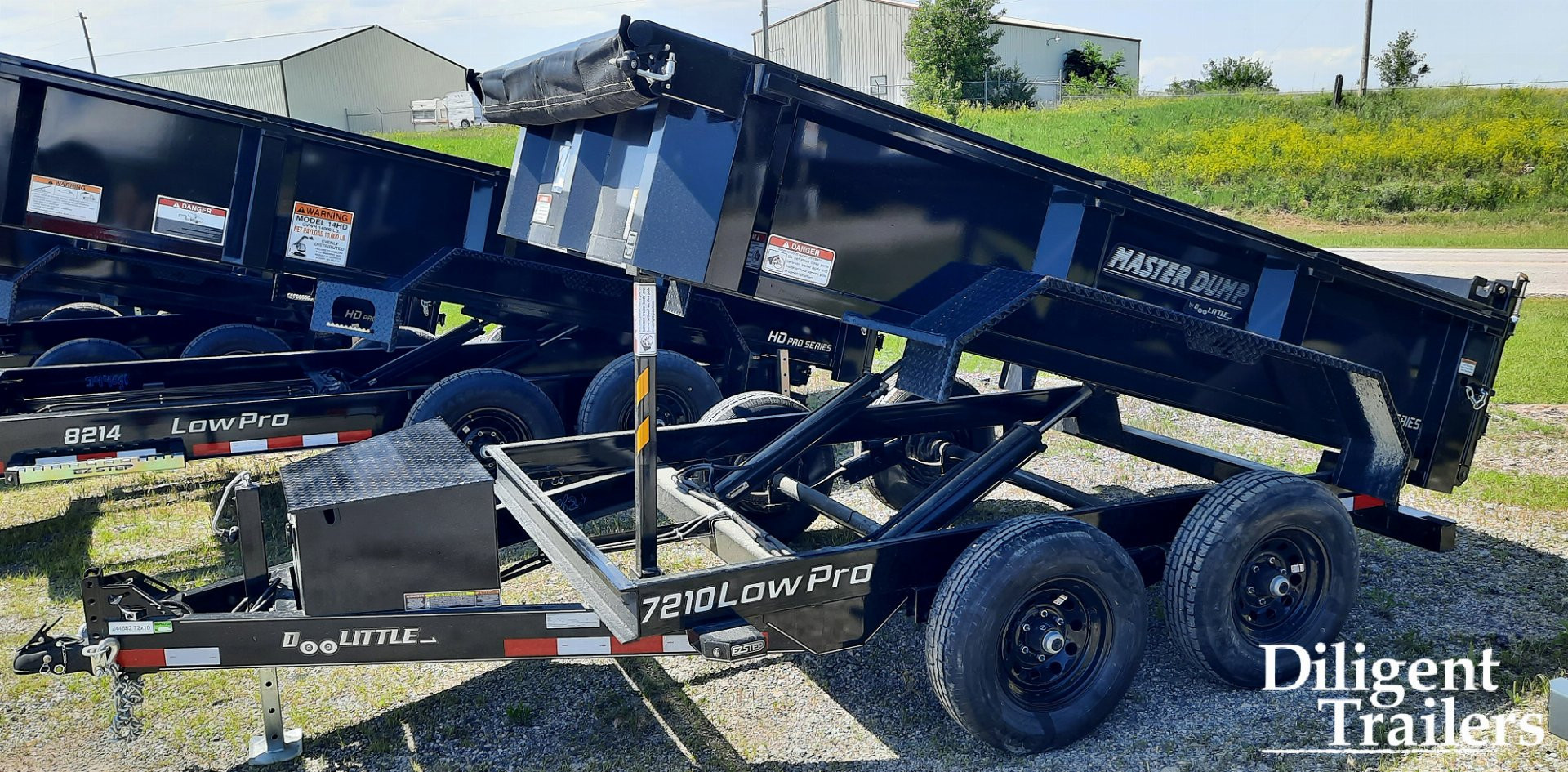 New 2025 DOOLITTLE TRAILER MFG 72" x10' Master Dump Trailer