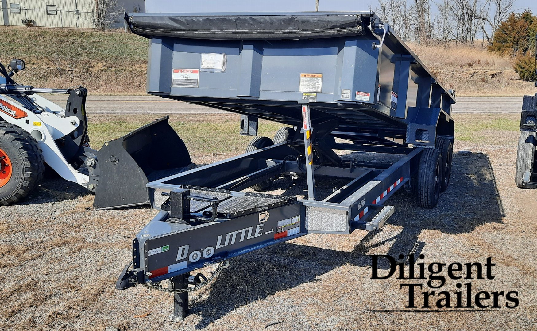 New 2025 DOOLITTLE TRAILER MFG 82"x16' Dump Trailer Dump Trailer