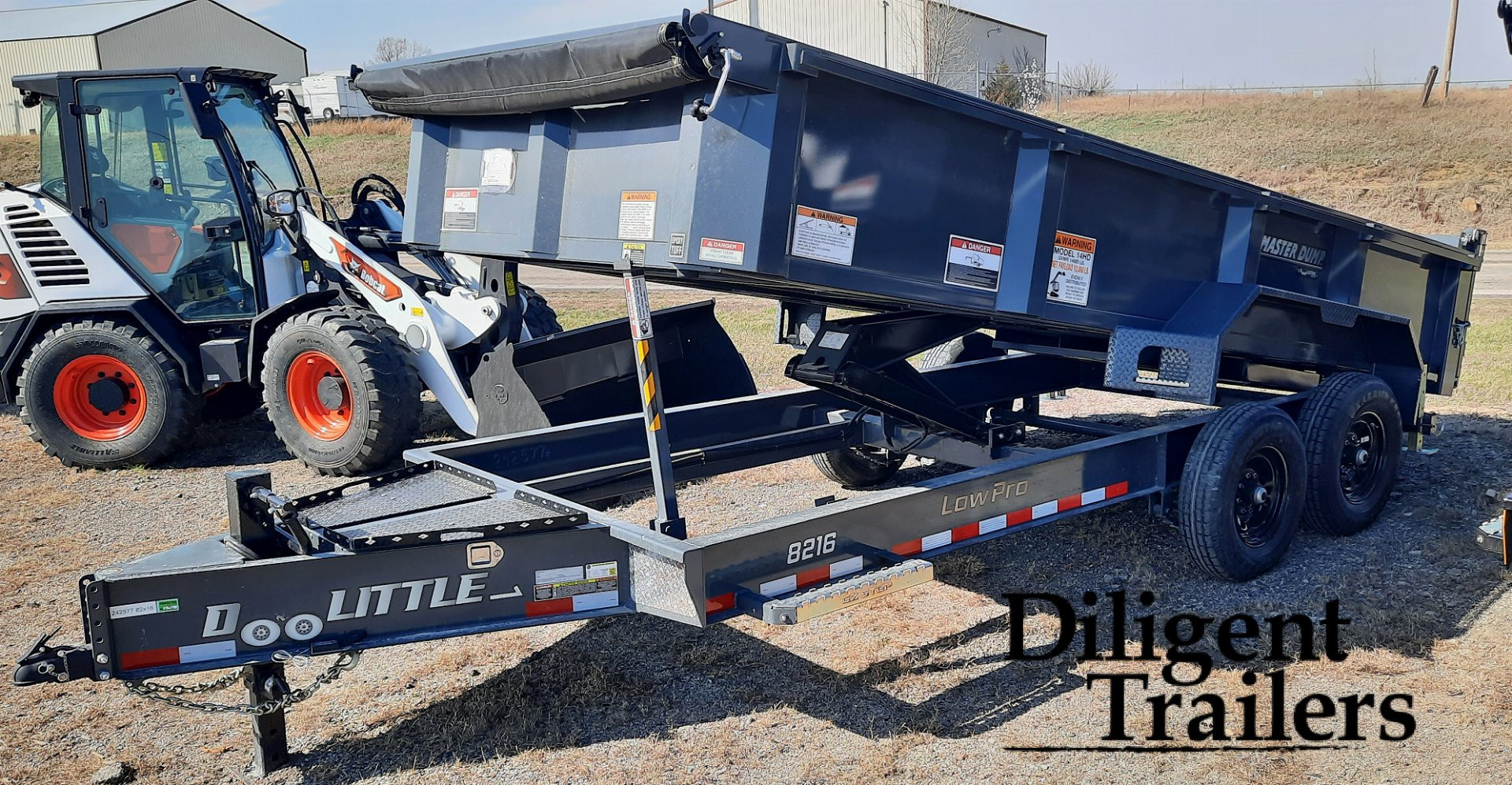 New 2025 DOOLITTLE TRAILER MFG 82"x16' Dump Trailer Dump Trailer