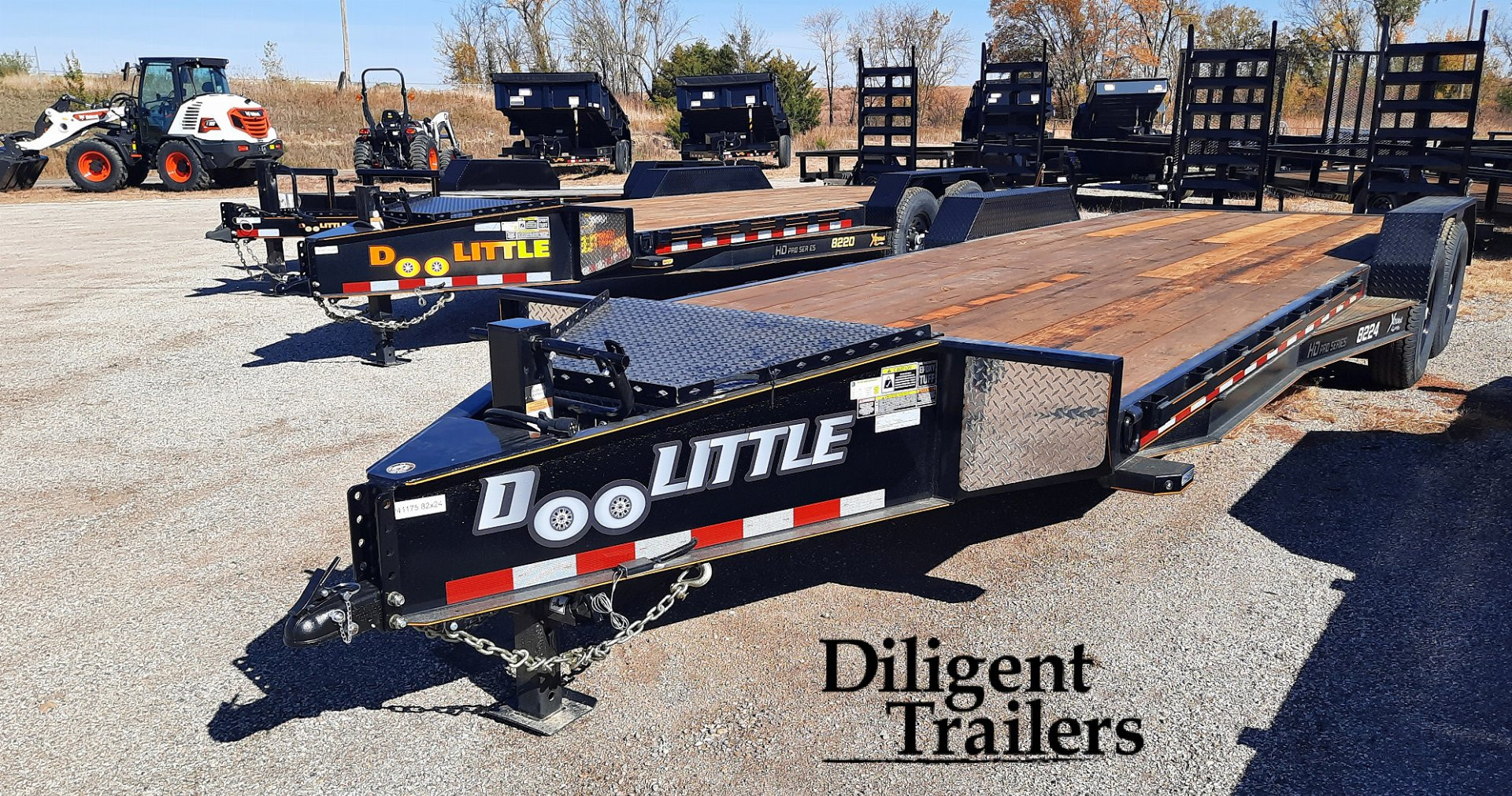 New 2025 DOOLITTLE TRAILER MFG 82 x24' Equipment Trailer