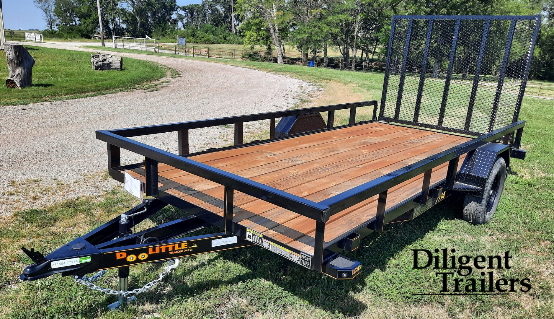 New 2025 DOOLITTLE TRAILER MFG 77 x14' Utility Trailer Utility Trailer