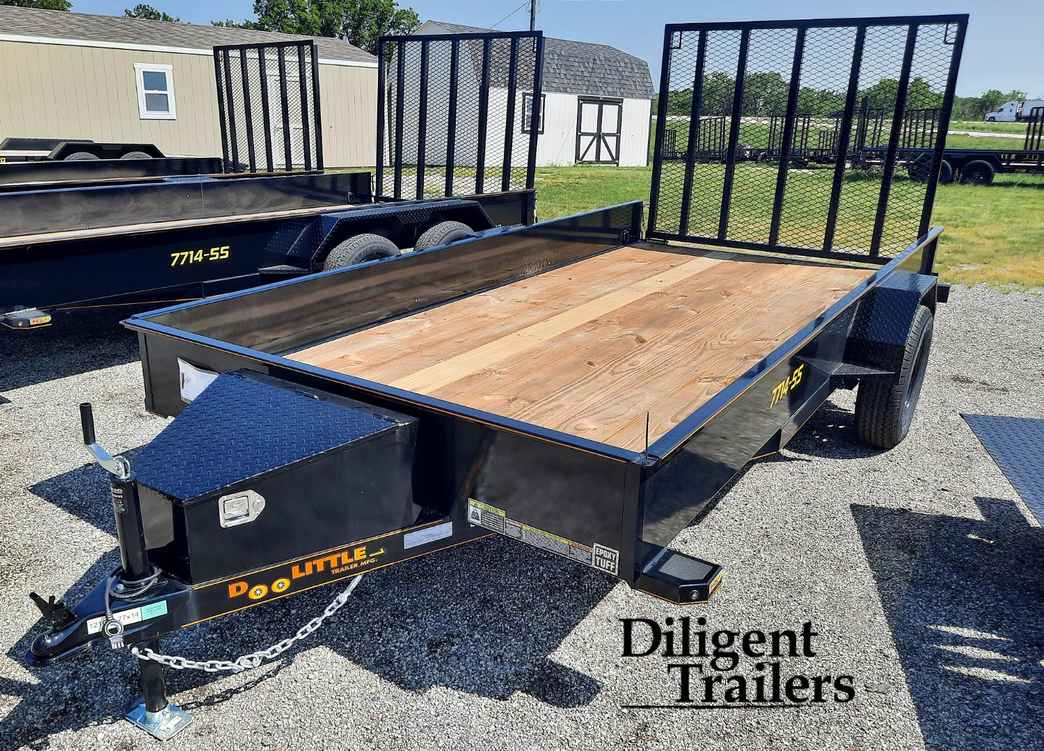 New 2025 DOOLITTLE TRAILER MFG 77 x14' SS Utility Trailer