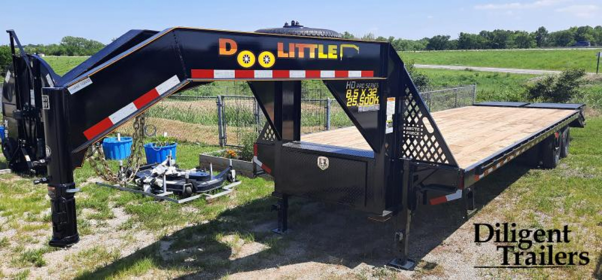 New 2023 Doolittle Trailer Mfg 102"x32' Tandem Axle 22K Gooseneck ...