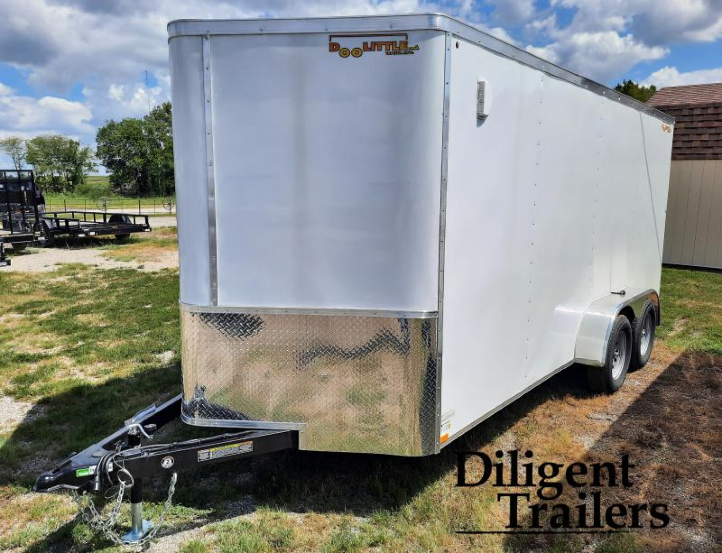 New 2023 DooLittle Trailer 7'x16' Tandem Axle 7K Enclosed Cargo Trailer