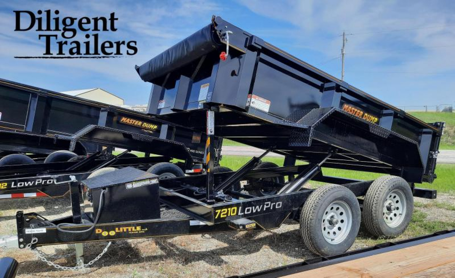 New 2022 Doolittle Trailer 72"' x10' Tandem Axle 7K Master Dump Trailer
