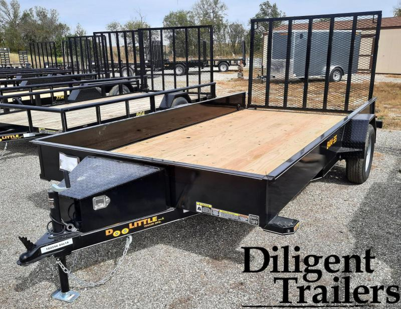 New 2022 Doolittle Trailer Mfg 84" x14' SS Single Axle 3.5K Utility ...