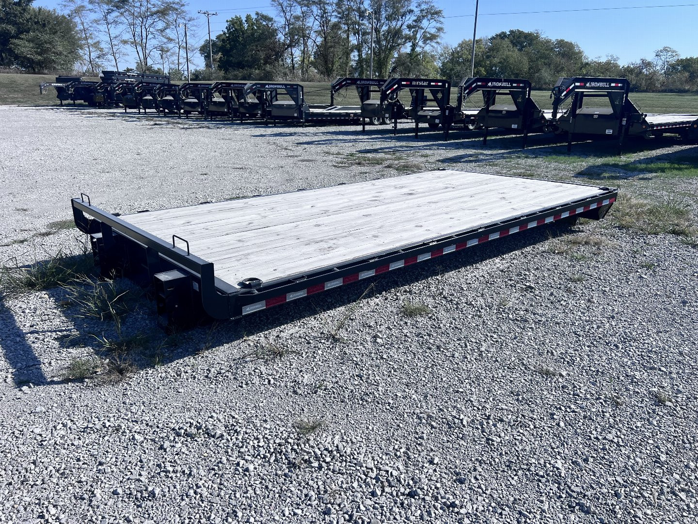 New 2023 IRON BULL 96X16 FLAT BED FOR ROLL OFF TRAILER
